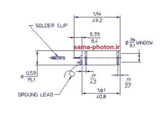 سنسور LND712 آلفا بتا گاما ایکس ویندو میکا-کاربرد دزیمتری و ایکس